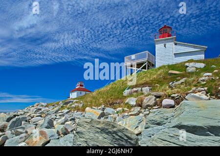 Canada, Nova Scotia, Port Bickerton Lighthouse at dusk Stock Photo - Alamy