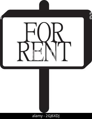 For Rent plank sign logo vector design Stock Vector Image & Art - Alamy