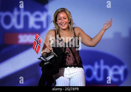 Britt Goodwin celebrates after winning Big Brother Stock Photo - Alamy