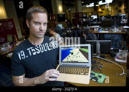 STOCKHOLM 20121011 Carl Manneh, CEO of computer game company Mojang ...