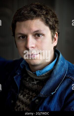 Canadian actor Michael Cera photographed in Stockholm, Sweden to ...