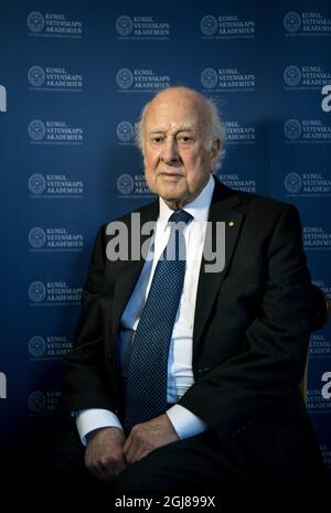 2013 Nobel Physics prizewinner Peter W Higgs at the Royal Academy in ...