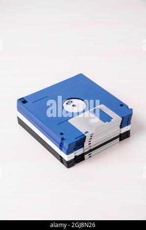 Pile of 3.5 inch computer diskettes Stock Photo - Alamy