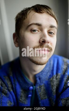 STOCKHOLM 2012-02-21 Albin Gromer, musician and new Swedish soul hope ...