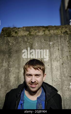 STOCKHOLM 2012-02-21 Albin Gromer, musician and new Swedish soul hope ...