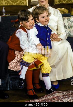 Crown Princess Victoria during celebration of the National Day with ...