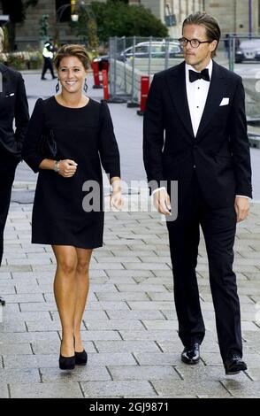 Emma Pernald, girlfriend of Swedish Prince Carl Philip at the wedding ...