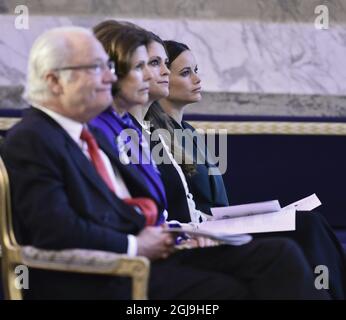 STOCKHOLM 20151126 Princess Madeleine and Princess Sofia attended the ...
