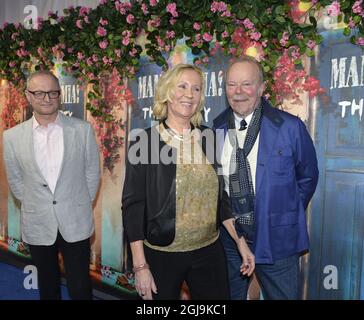 STOCKHOLM 2016-01-20 Anni-Frid Lyngstad and Henry Smith arrives to bthe ...