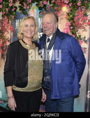 STOCKHOLM 2016-01-20 Anni-Frid Lyngstad and Henry Smith arrives to bthe ...