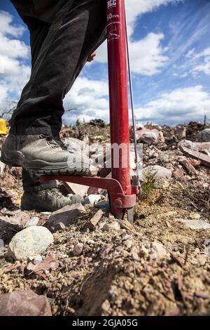 SARNA 2013-06-12 tree planter, clear-felled area, deforestation, booth ...