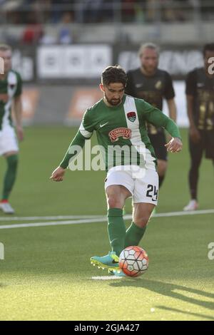 GOTHENBURG 2016-07-14 Cork City goalie Mark McUlty during BK Hacken vs ...
