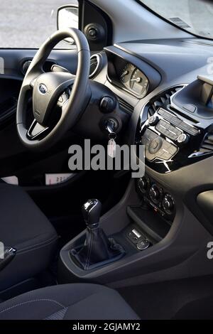 Ford Ka+ dashboard, steering wheel, Foto: Anders Wiklund / TT / kod ...