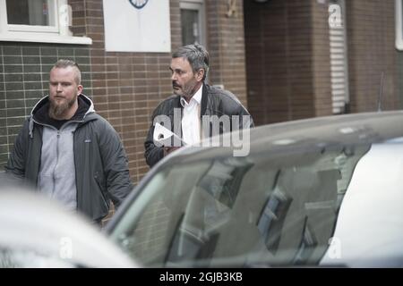 John Ausonius during a permission from his prison sentence Stock Photo ...