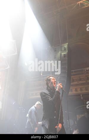STOCKHOLM 20180329 The rockgroup Editors perform in Stockholm Thursday ...