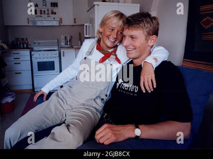 Tore Andre Flo with his girlfriend Randi Svedal Stock Photo - Alamy