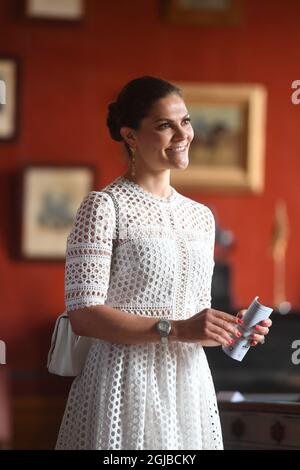 STROMSHOLM, VASTERAS 20180606 Crown Princess Victoria and Prince Daniel ...