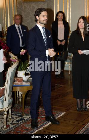 STOCKHOLM 20181127 Prince Carl Philip hands out Scholarship awards from ...