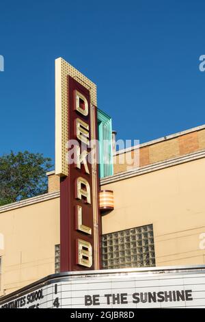 Dekalb, Illinois - United States - August 3rd, 2021: The Dekalb Theatre ...