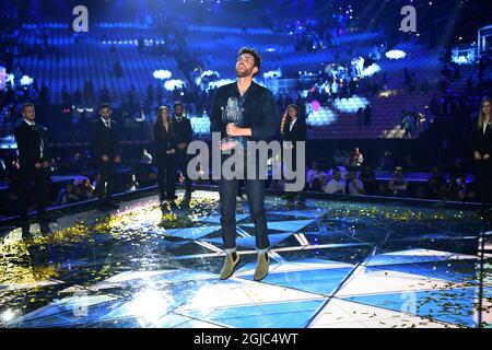 Duncan Laurence of the Netherlands is the winner of the Eurovision Song ...
