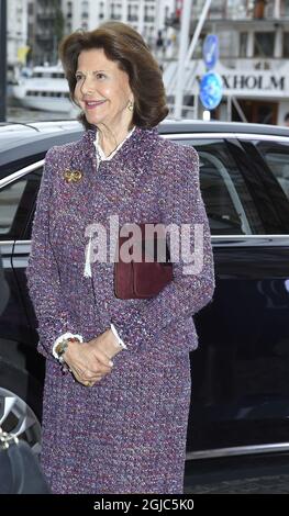 Queen Silvia Attendance at SIPRI Lecture, Musikaliska akademien ...