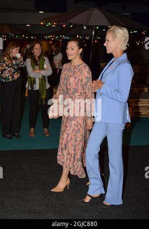 Stockholm 2019-06-13 The Swedish Crown Princess Victoria and Gunhild ...