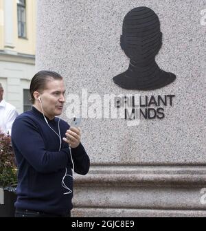 Martin Lorentzon, Swedish entrepreneur and co-founder of Tradedoubler and Spotify arriving at ...