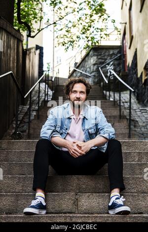 STOCKHOLM 2019-07-08 Swedish actor Vilhelm Blomgren plays the lead in ...