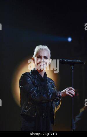 STOCKHOLM 2014-04-08 Swedish pop singer-songwriter Marie Fredriksson ...