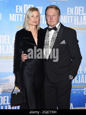 Magnus Akerman, father of Malin Akerman,with wife Vera Stevens and ...