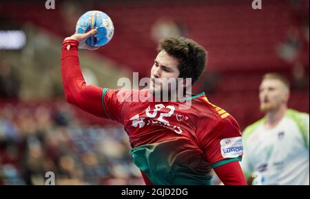 Portugal's Luís Frade in action during the European Championship ...