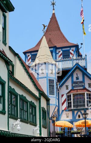 Helen is a mountain town in northeast Georgia. It's known for its ...