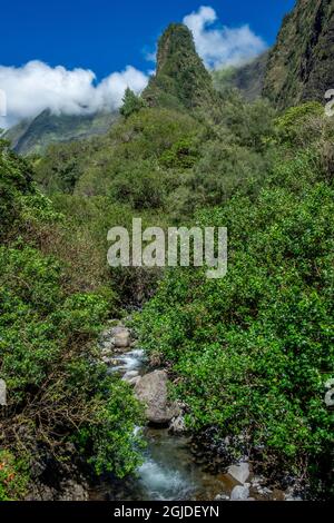 Lao Needle, Lao Valley, Maui, Hawaii, USA Stock Photo - Alamy