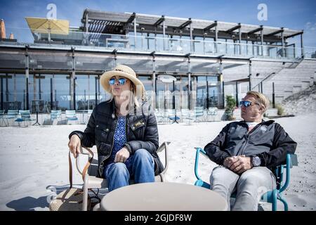 Exclusive - Malin Akerman's father Magnus Akerman with his wife Vera ...