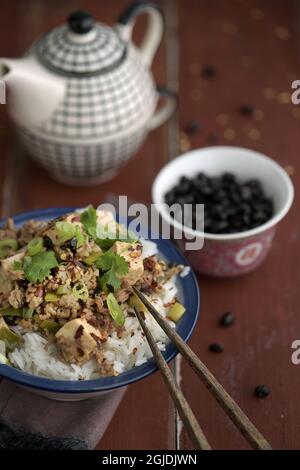 Chinese Mapo tofu. Photo: Janerik Henriksson / TT / code 10010 Stock ...