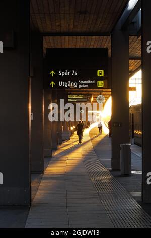 Uppsala Central Station Stock Photo - Alamy