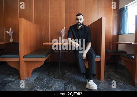 Actor and director Alexander Abdallah, who plays Salim in the Netflix ...