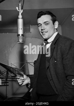 Swedish heavyweight boxing champion Ingemar Johansson pictured dancing ...