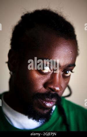 Jamaican reggae artist Beenie Man, Anthony Moses Davis photographed in ...