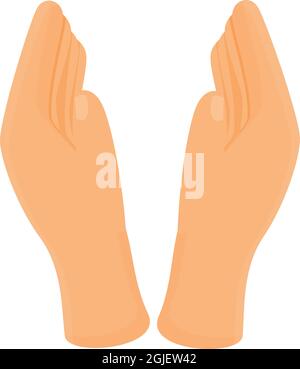 Fan hand clap icon cartoon vector. Crowd applause. Show handclap. Fan ...