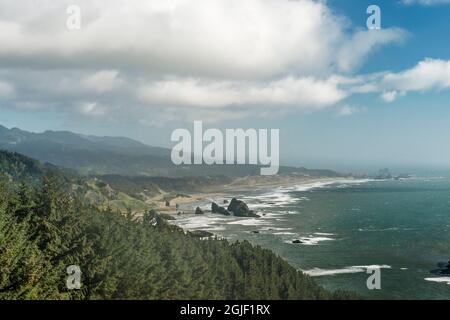 CAPE SEBASTIAN FROM SOUTH Stock Photo - Alamy