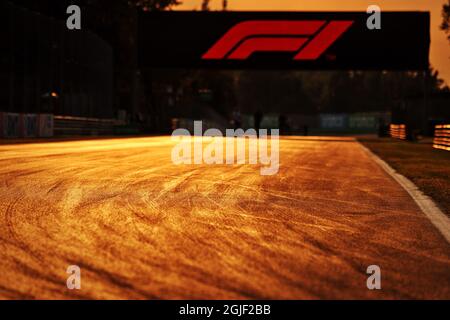 Circuit atmosphere - the track at sunset. Italian Grand Prix, Thursday ...