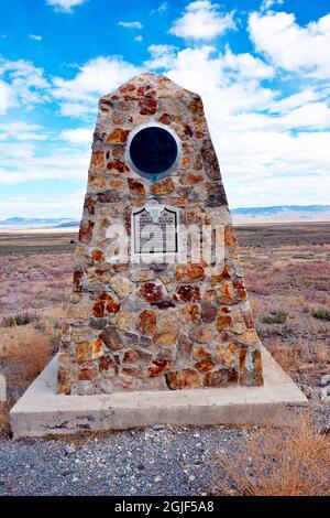 Fish Springs Station monument, Pony Express National Back Country Byway ...