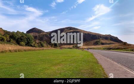 Arthur Seat is an extinct volcano which hasn't erupted for 350 million ...