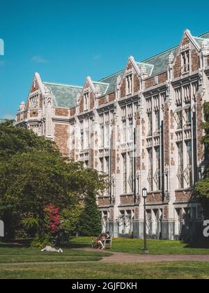 Washington State, Seattle. The Quad at the University of Washington ...