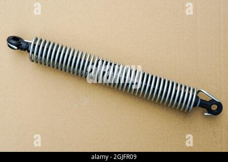 car bonnet and boot lid shock absorber with external spring on a ...
