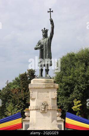 Statue of Stephen the Great at Great National Assembley Square in ...