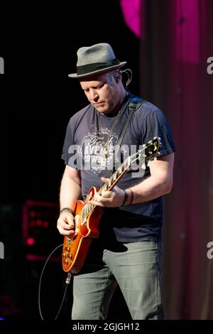 September 8, 2021: Dan Vickrey of Counting Crows performing at CalCoast ...