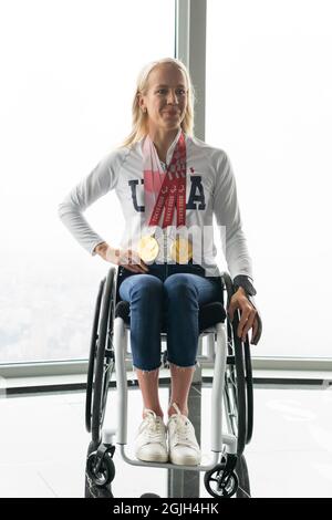 Paralympic Gold Medal-Winning swimmer Mallory Weggemann, visits the ...