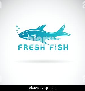 Fish symbol. Fresh seafood logo template design Stock Vector Image ...